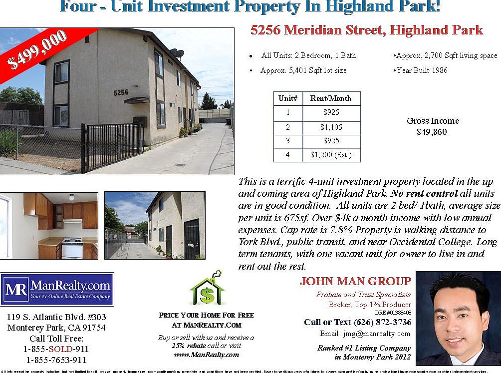 5256 Meridian St, Los Angeles, CA 90042 | Zillow