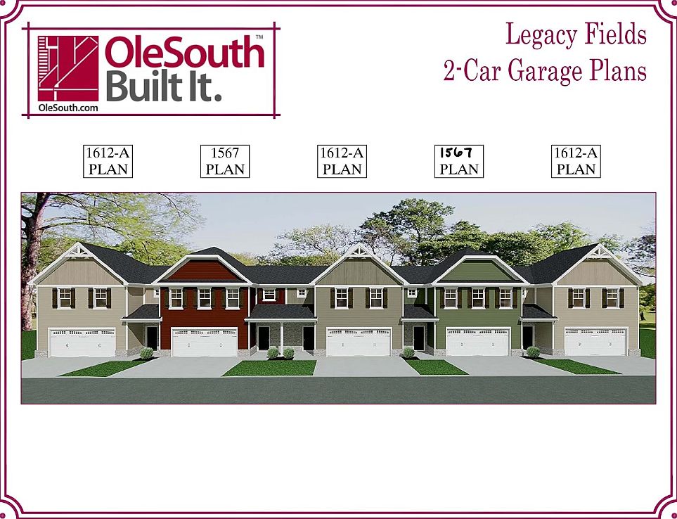 1612- Legacy Fields Interior Unit Plan, Legacy Fields, Pleasant View ...