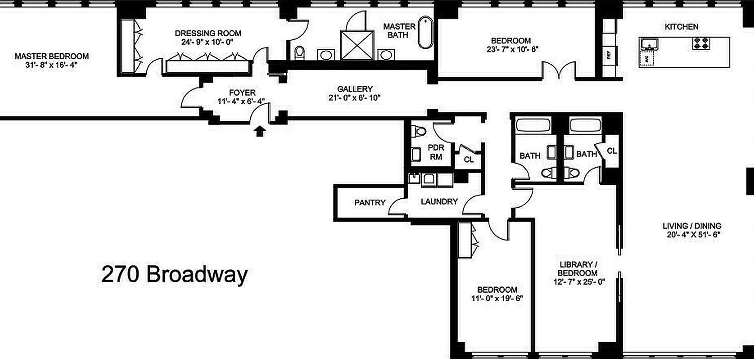 270 Broadway APT 19D, New York, NY 10007 | Zillow
