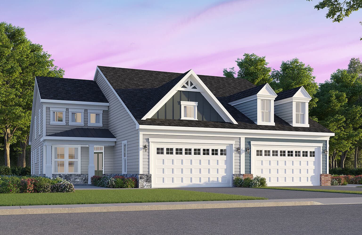 Fitzgerald Plan, 55+ Garden Homes At Hiatt Pointe at Snowden Bridge ...