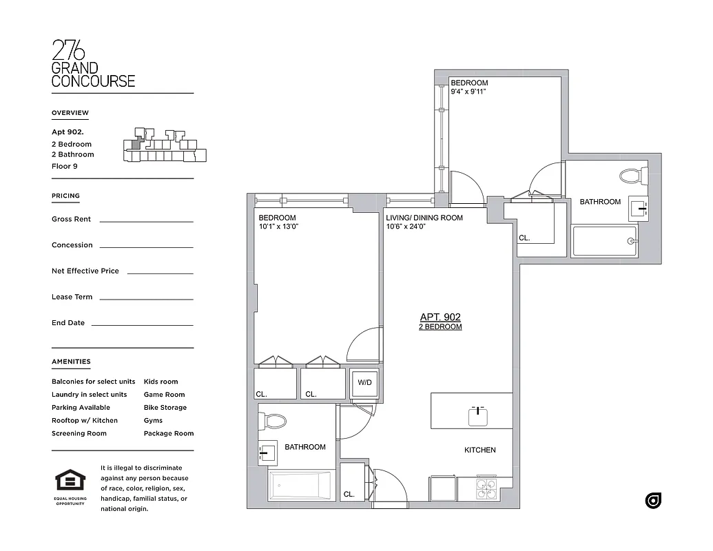 276 Grand Concourse #9020 in Mott Haven, Bronx | StreetEasy