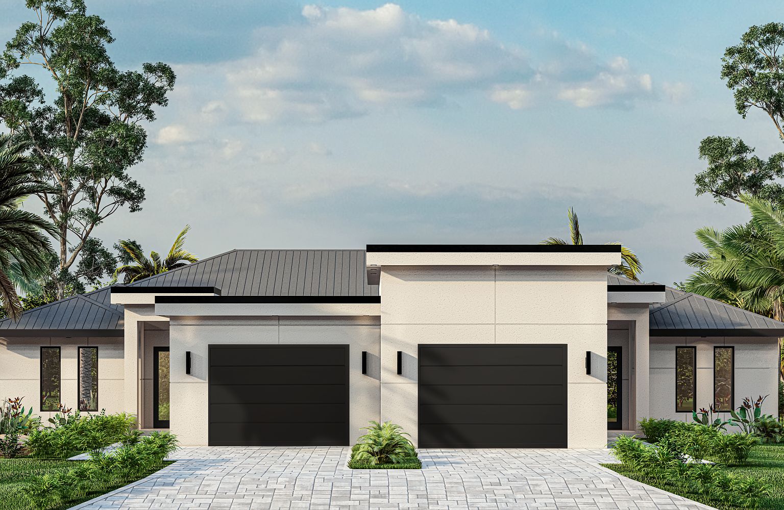 Ibiza Duplex Model Plan, Pascal Construction, Inc., Cape Coral, FL ...