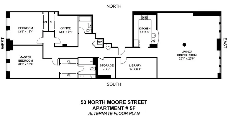53 North Moore Street #5F in Tribeca, Manhattan | StreetEasy