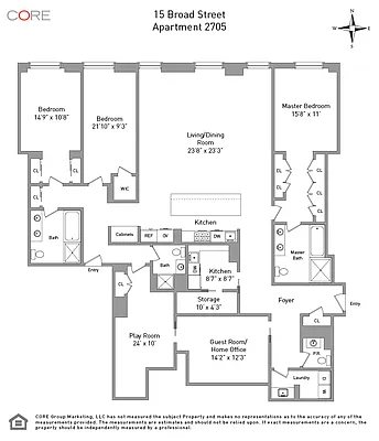 15 Broad Street #2705 in Financial District, Manhattan | StreetEasy