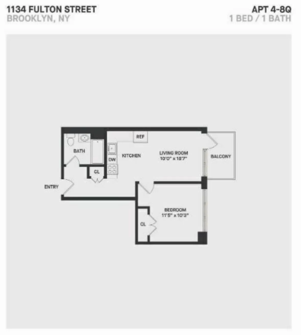 1134 Fulton Street #07QQ in Bedford-Stuyvesant, Brooklyn | StreetEasy
