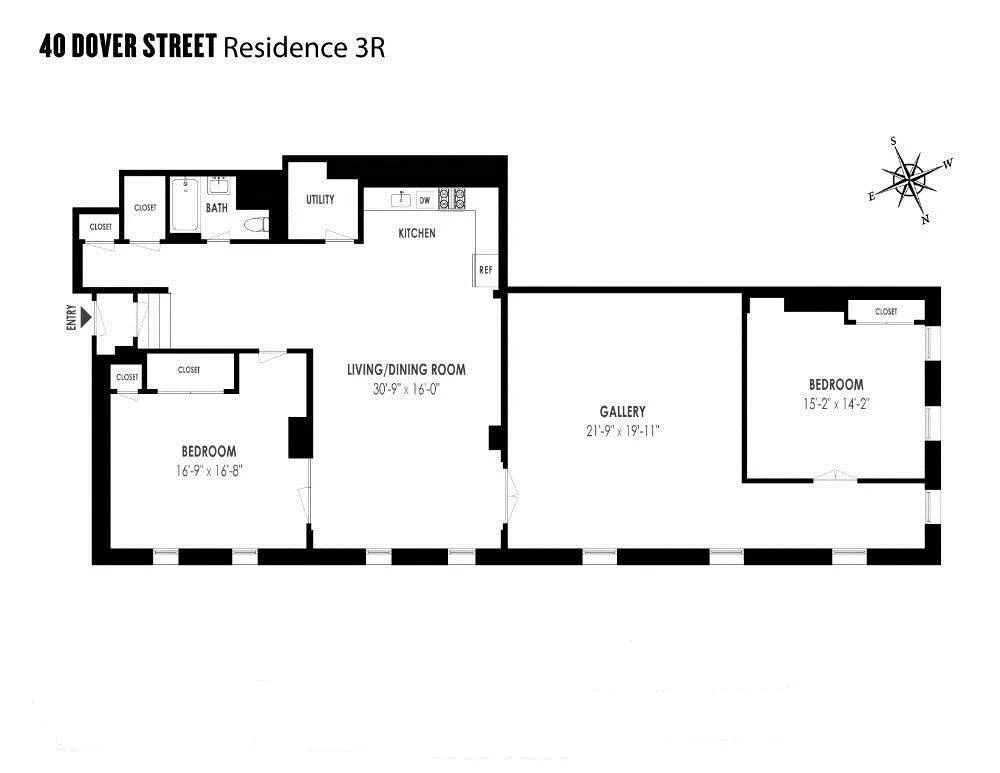 40 Dover Street #3R in Fulton/Seaport, Manhattan | StreetEasy