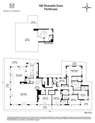 190 Riverside Drive #PH in Upper West Side, Manhattan | StreetEasy