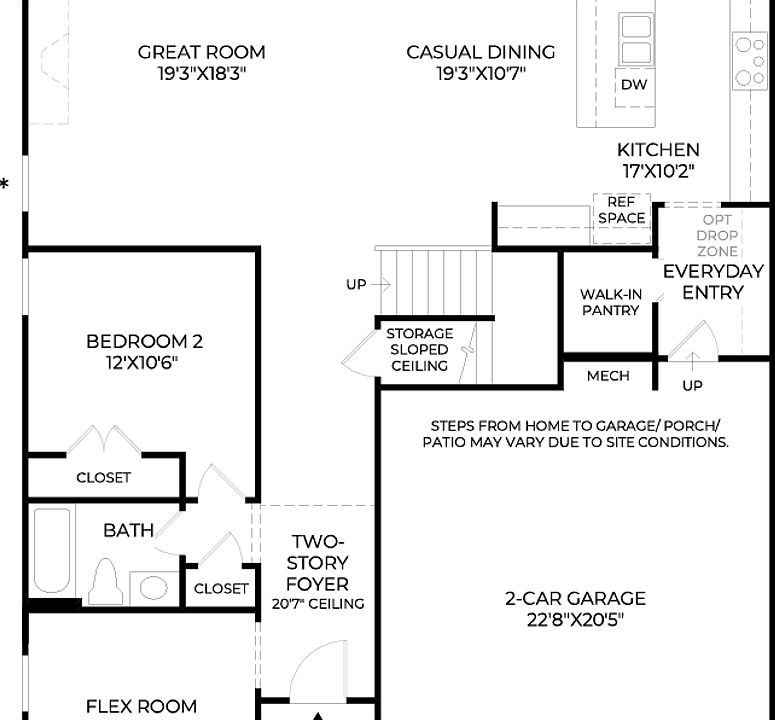 Ryan Homes Rome Model Floor Plan | Floor Roma