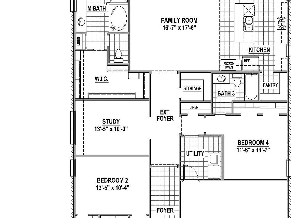 Plan 1535 Plan, Reunion 50s, Rhome, TX 76078 | Zillow