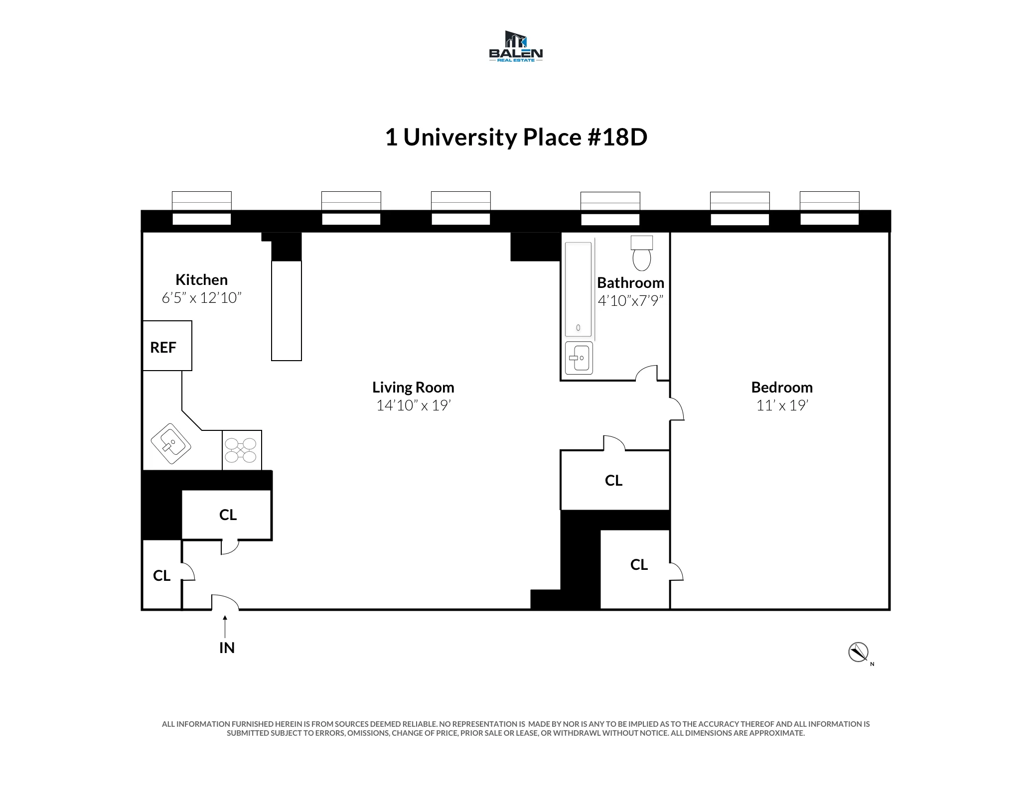 1 University Place #18D in Greenwich Village, Manhattan | StreetEasy
