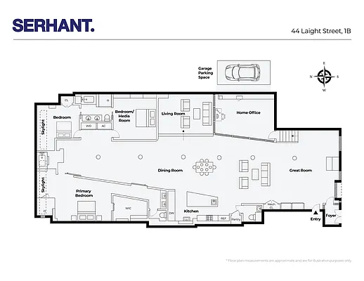 44 Laight Street #1B in Tribeca, Manhattan | StreetEasy