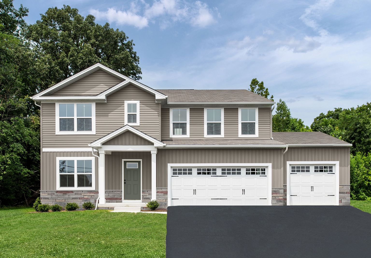 Hazelnut with Included Full Basement Plan, Prairie Ridge, Hampshire, IL ...