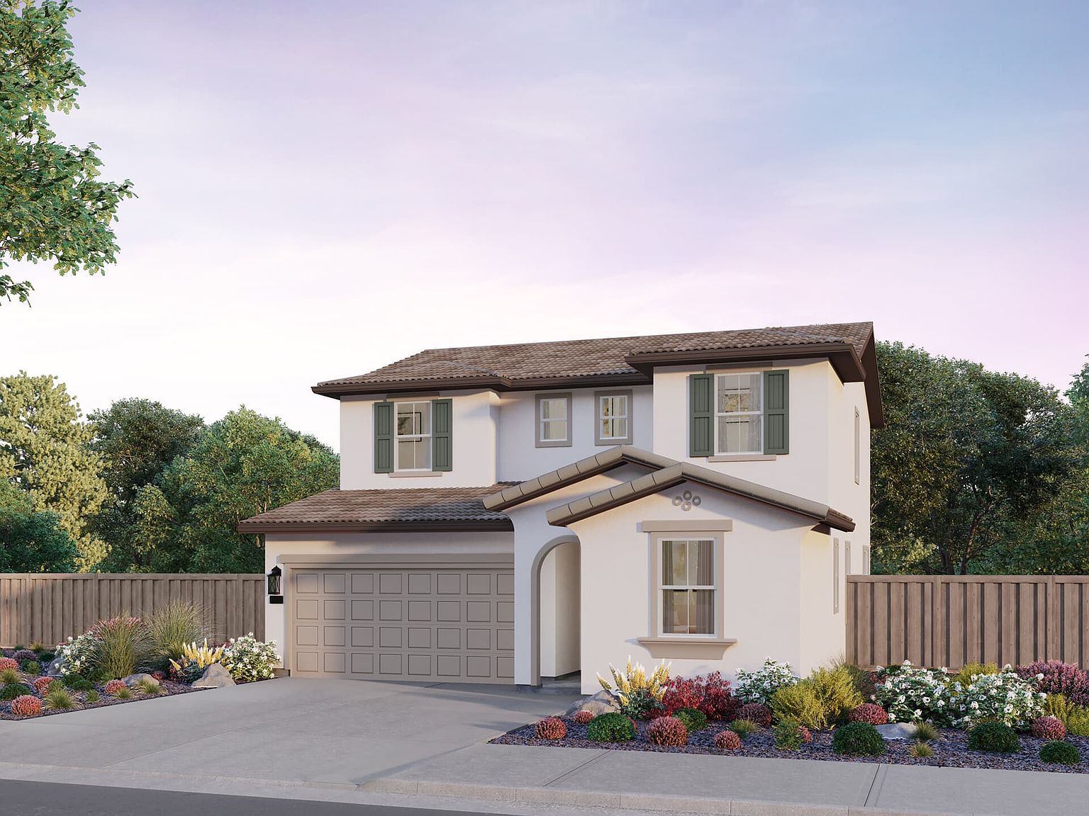 Residence 4 Plan, Allora Neighborhood At Amoruso Ranch, Roseville, CA ...