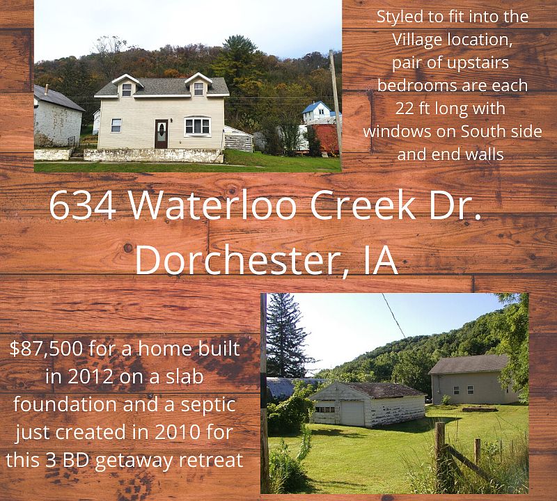 634 Waterloo Creek Dr, Dorchester, IA 52140 | Zillow