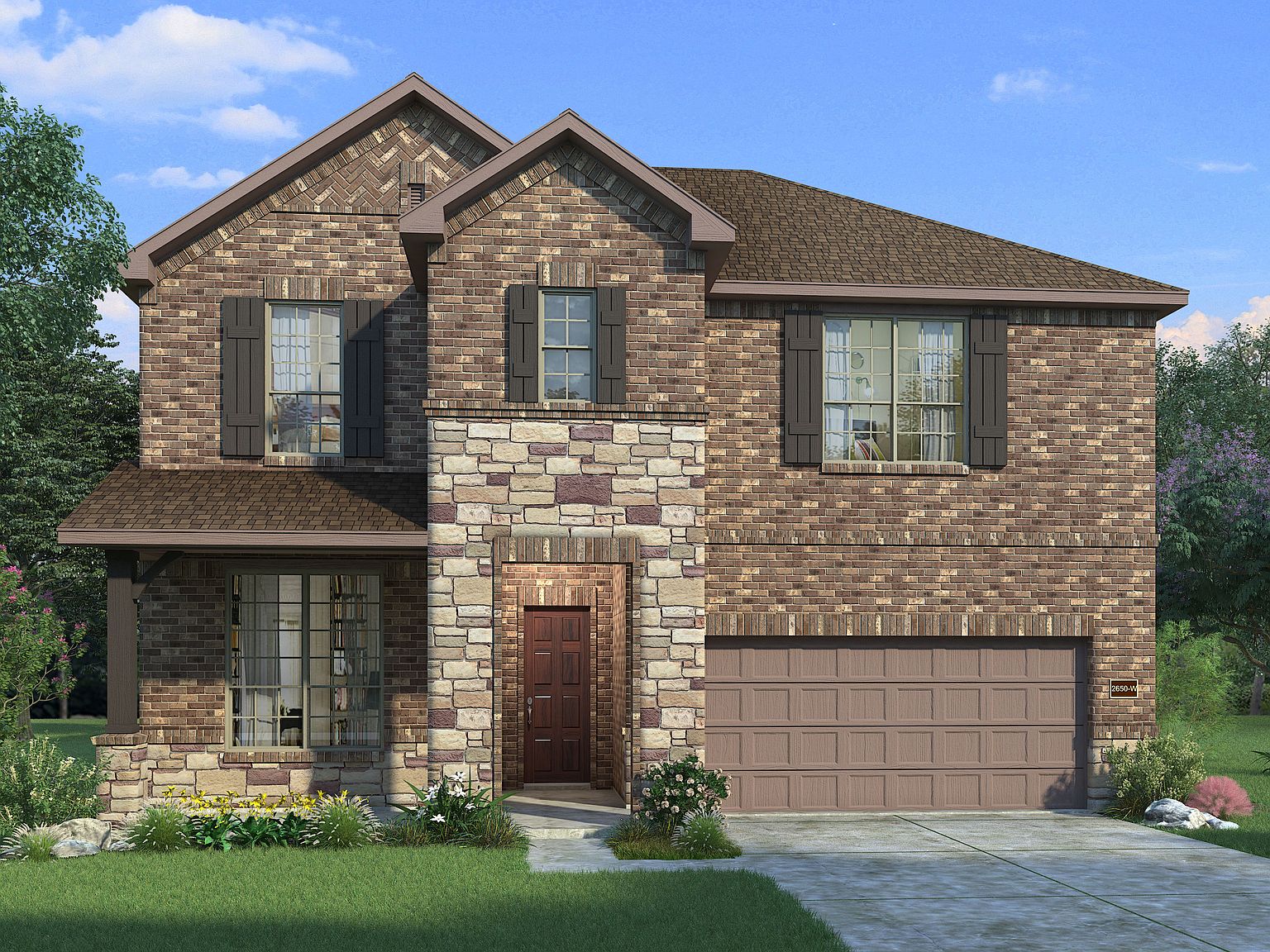 Hemlock II Plan, Prairie Ridge at Goodland, Venus, TX 76084 | Zillow