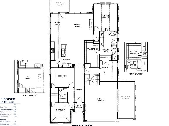 Giddings - S4204 Plan, Devonshire, Forney, TX 75126 | Zillow