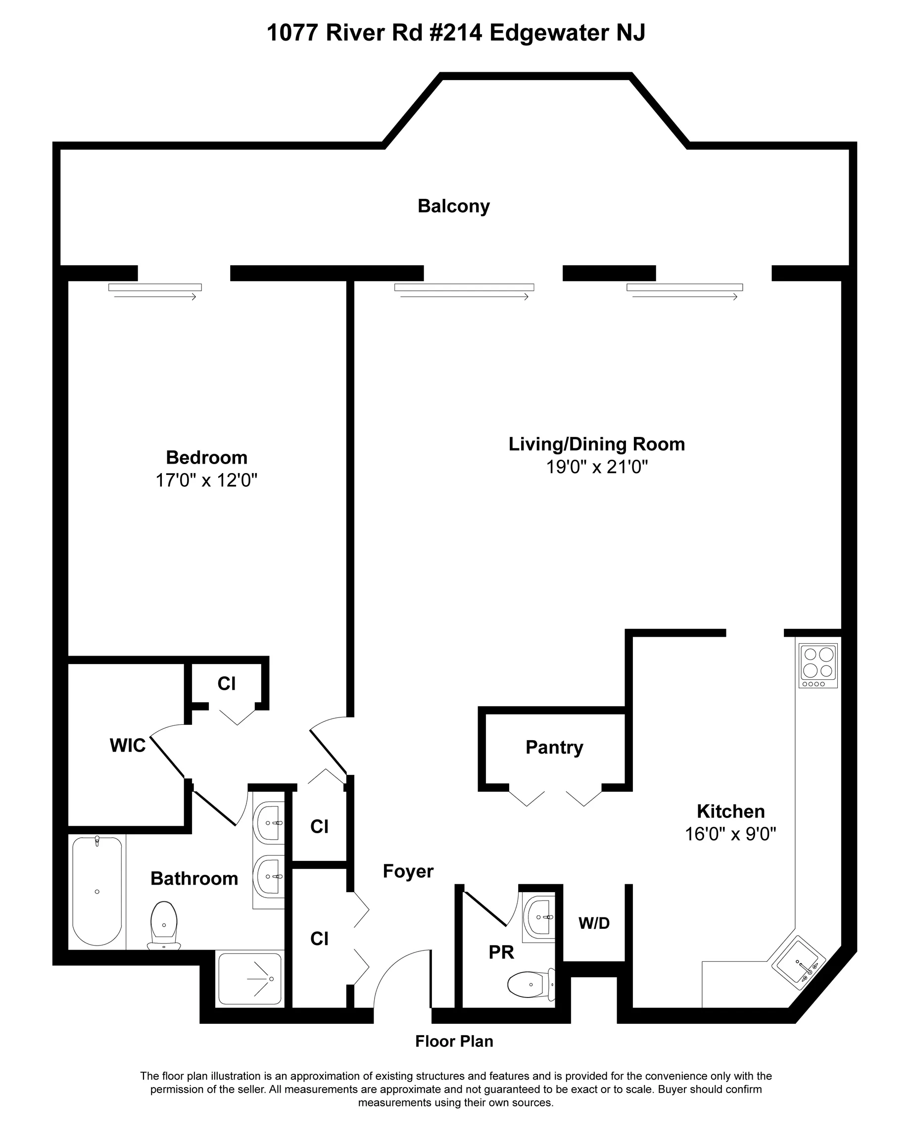 1077 River Road #214 in Edgewater, New Jersey | StreetEasy