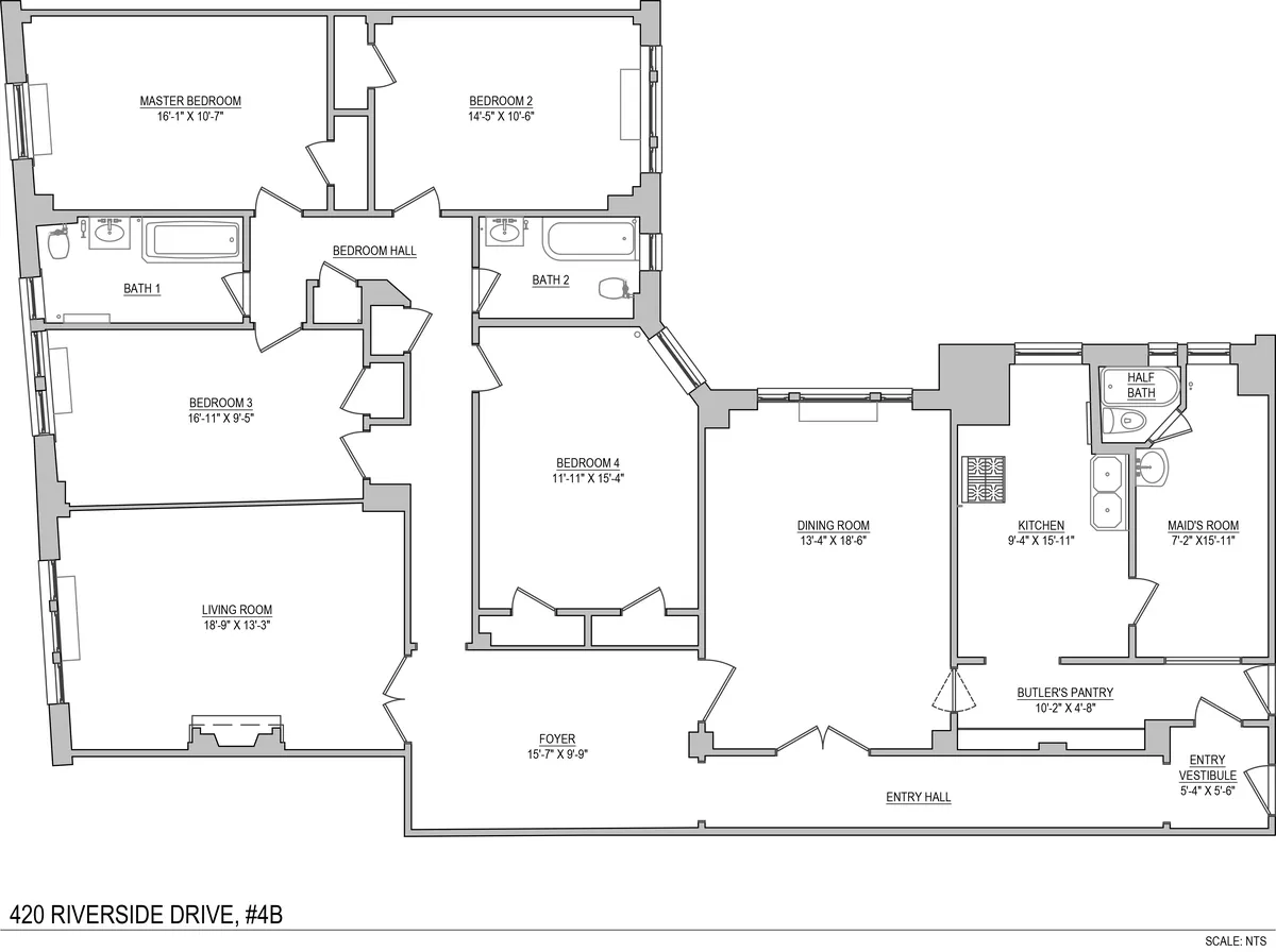 420 Riverside Drive #4B in Morningside Heights, Manhattan | StreetEasy