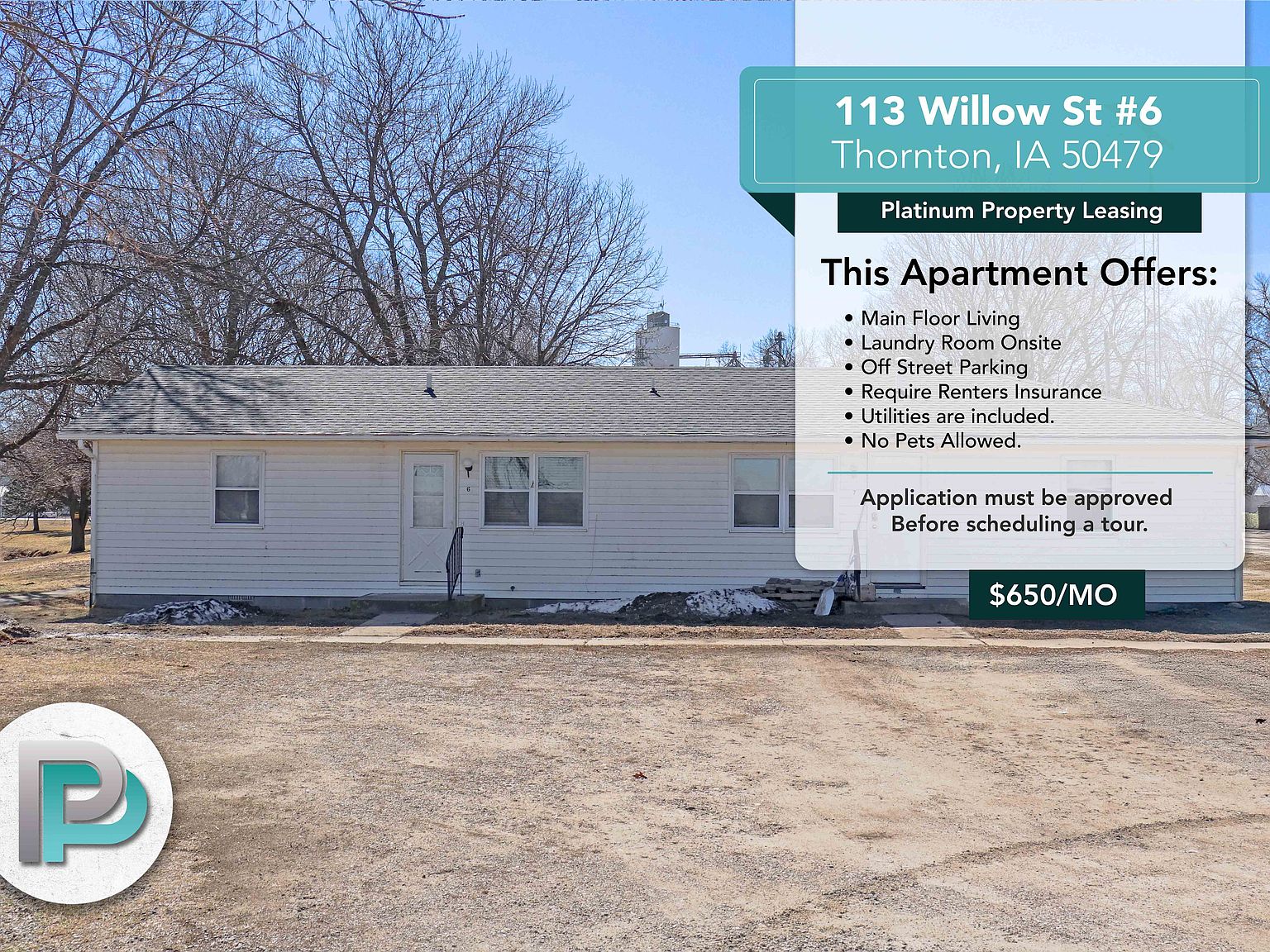 113 Willow St APT 6, Thornton, IA 50479 | Zillow