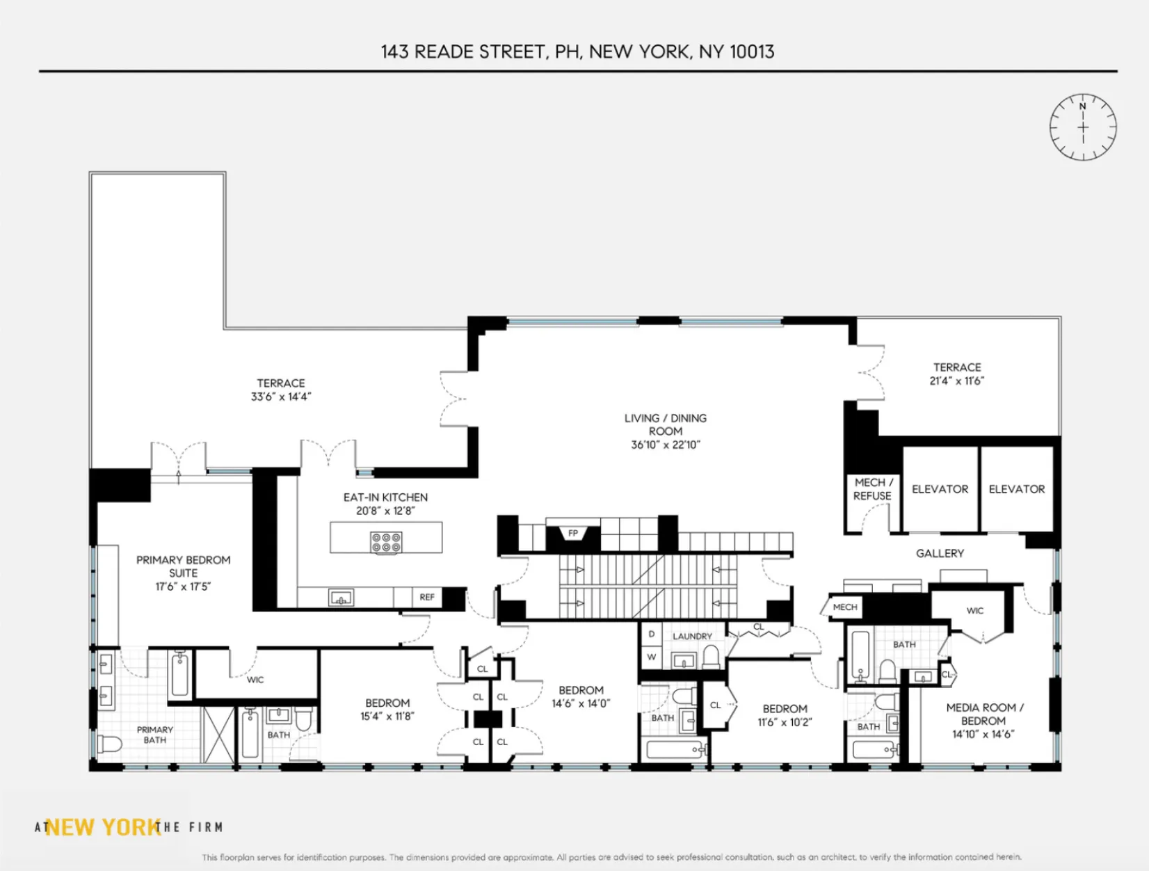 143 Reade Street #PH in Tribeca, Manhattan | StreetEasy
