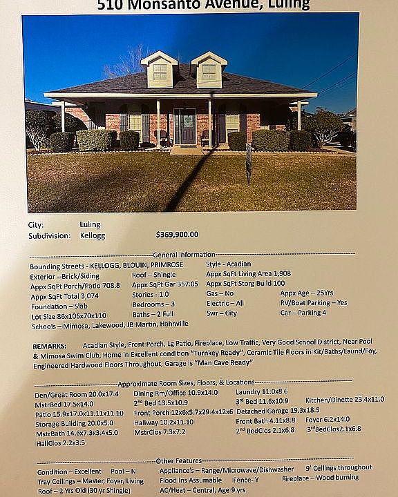 510 Monsanto Ave, Luling, LA 70070 | Zillow