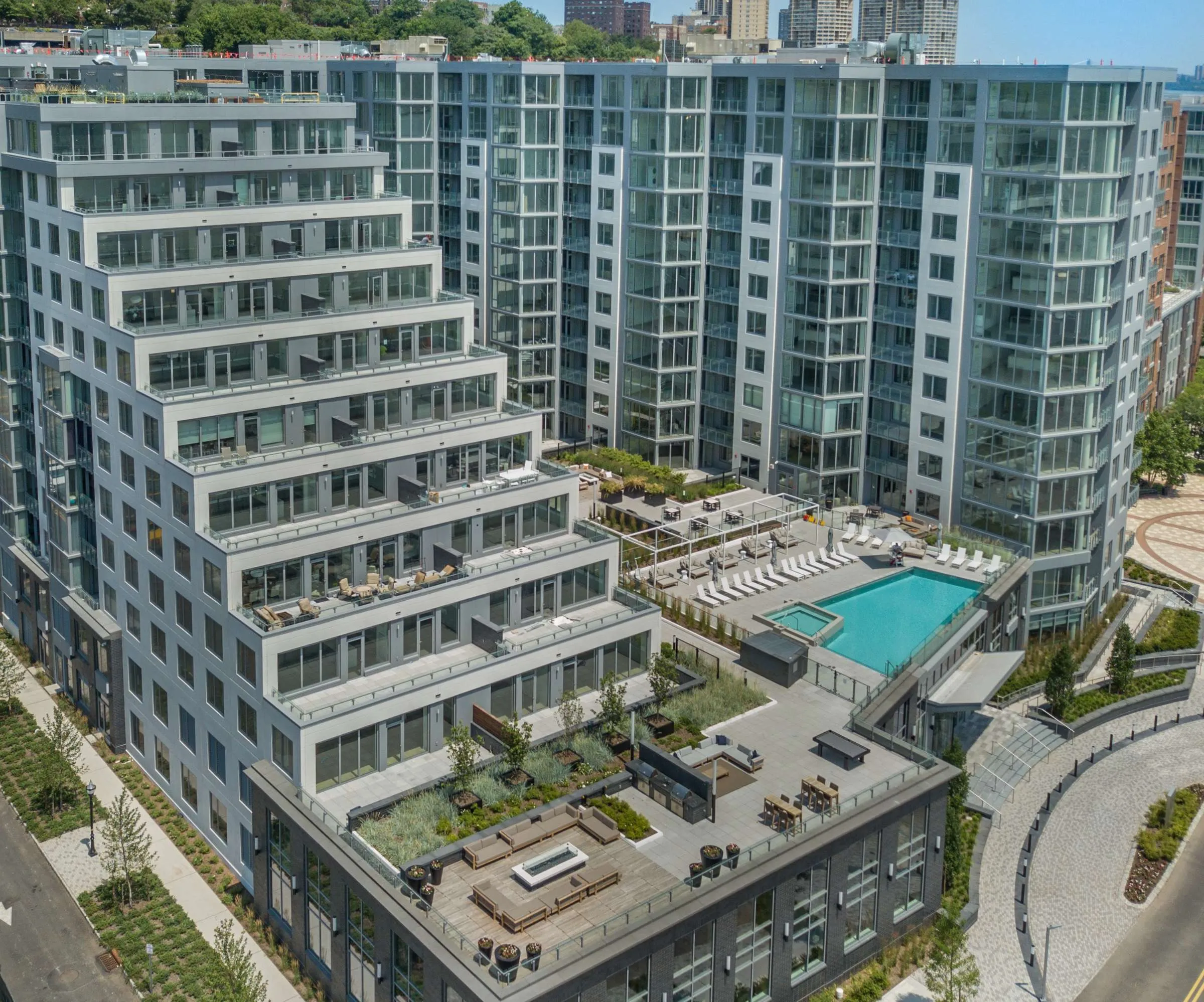 Nine on the Hudson at 9 Avenue at Port Imperial in West New York ...