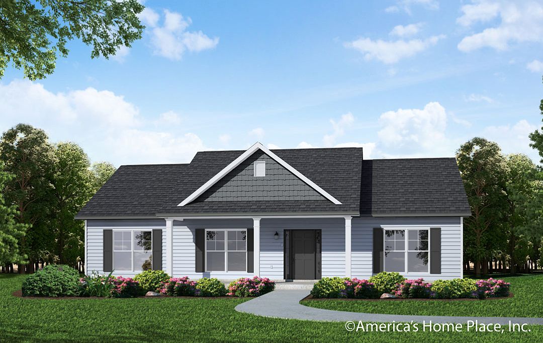 Ashley A Plan, Hattiesburg, MS: Build On Your Lot, Hattiesburg, MS ...
