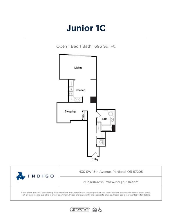 Indigo - 430 SW 13th Ave Portland OR (12 units available) | Zillow