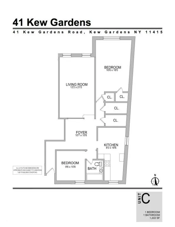 41 Kew Gardens Road #2C in Kew Gardens, Queens | StreetEasy