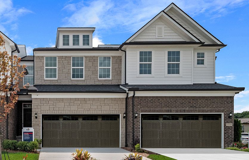 Ashton with Basement Plan, The Townes at Inglewood West, Ann Arbor, MI ...