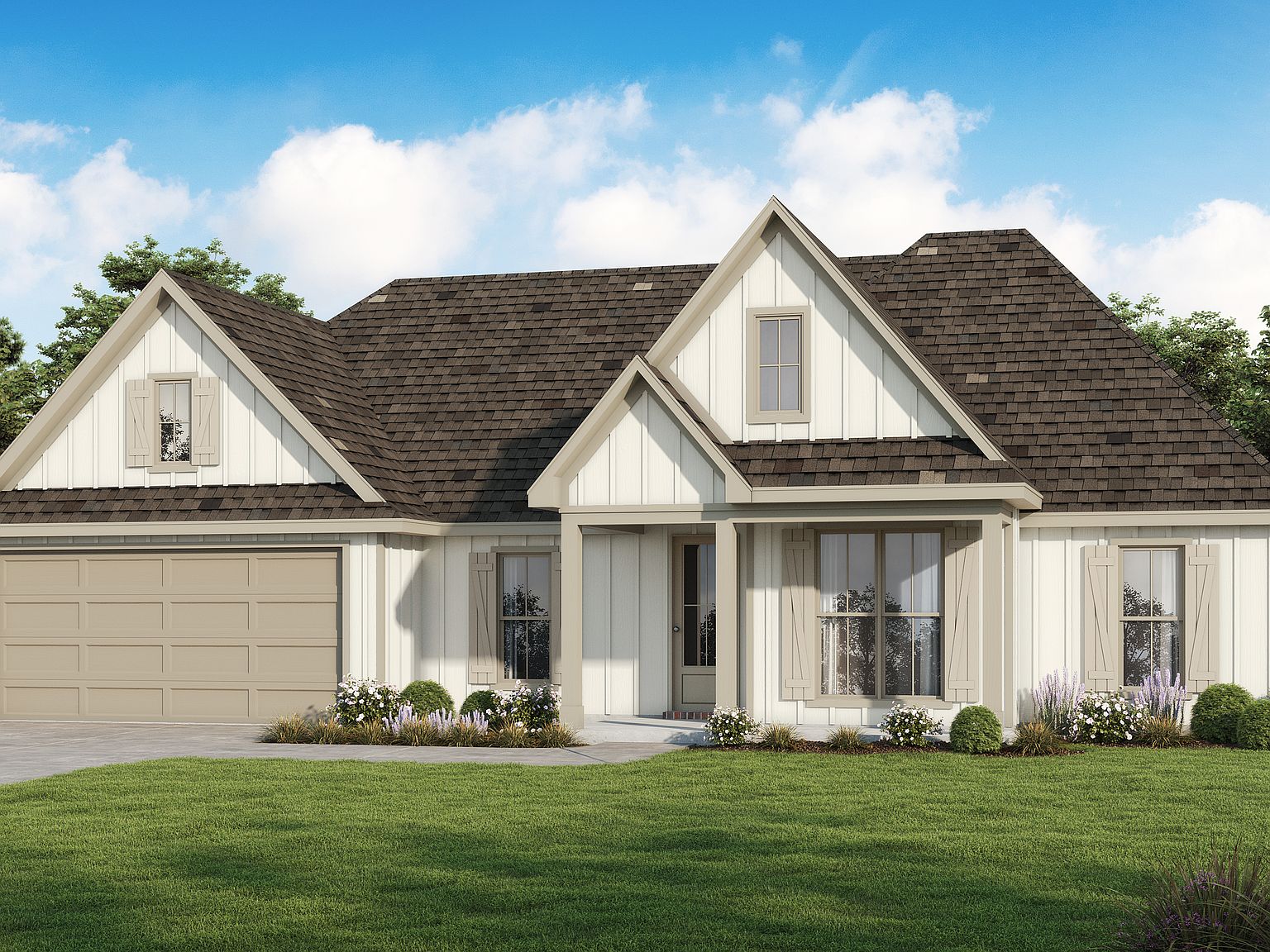 Jaxon Farmhouse Plan, Central Village, Youngsville, LA 70592 | Zillow
