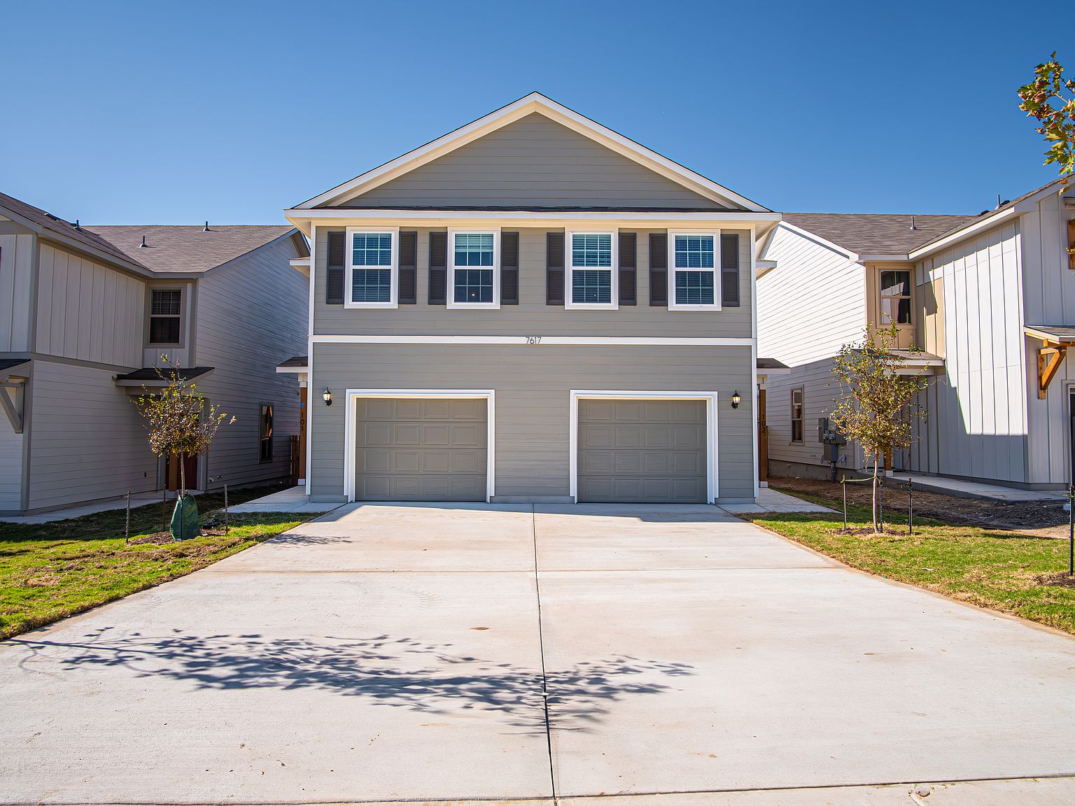 American Colonial Duplex (1,505 sq ft per side) Plan, Magnolia Village ...