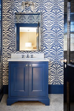 Blue Powder Room Ideas - Design, Accessories & Pictures | Zillow Digs ...