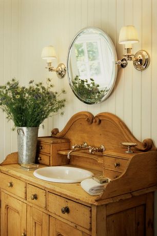 Cottage Powder Room with Powder room & Wood counters | Zillow Digs | Zillow