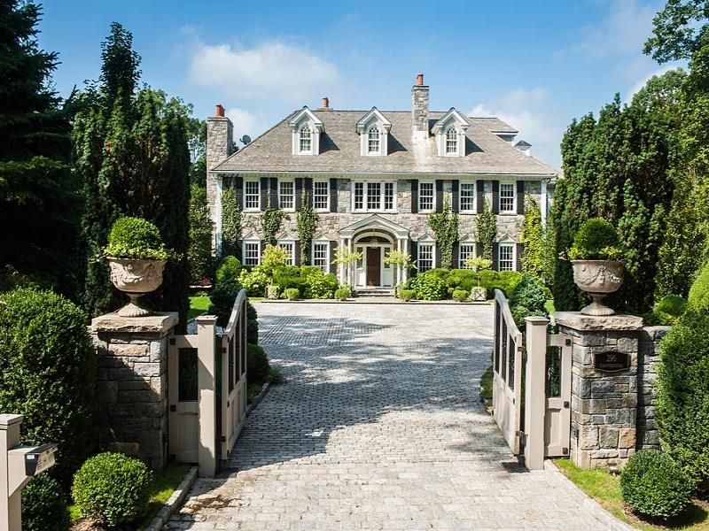 Colonial Style House Walkways